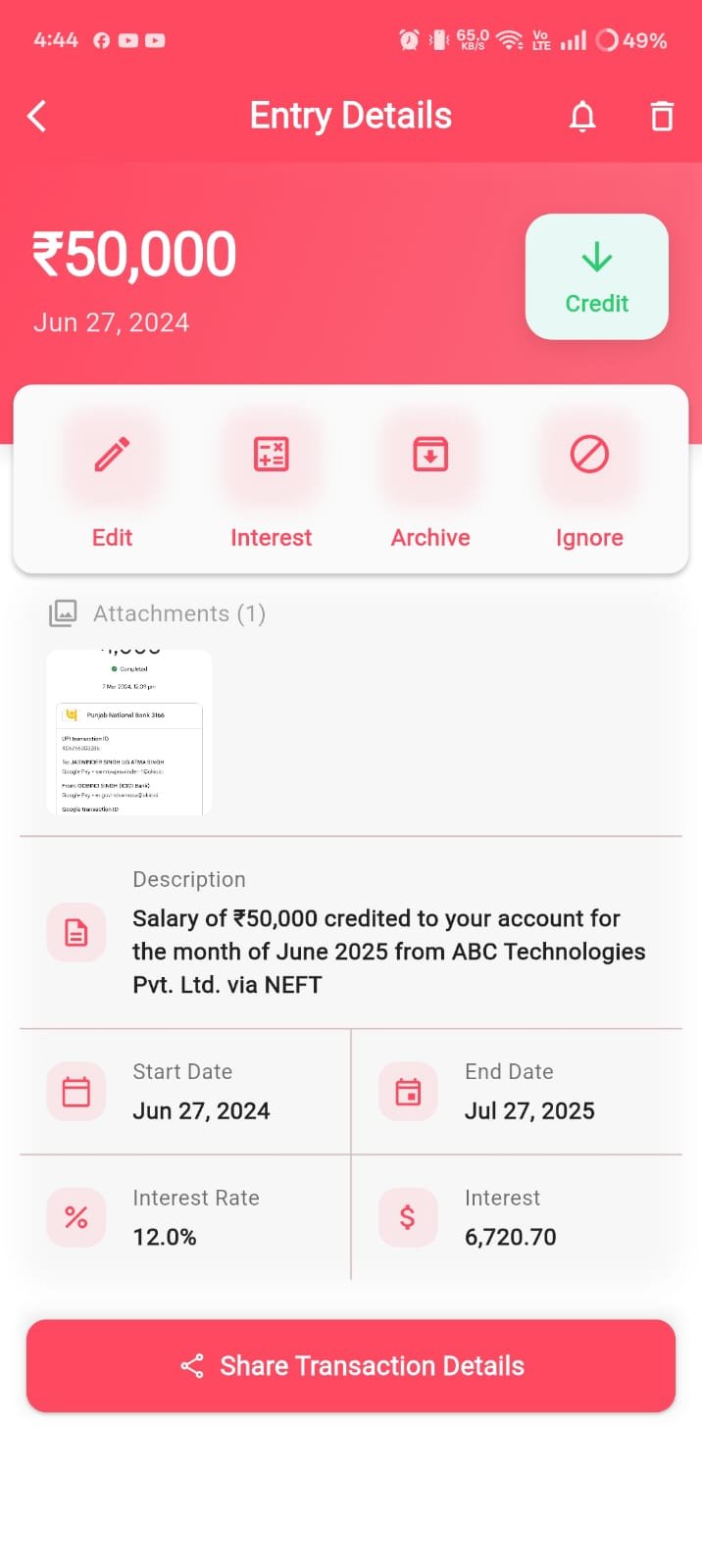 My Ledger Pro – Smart Financial Tracking App